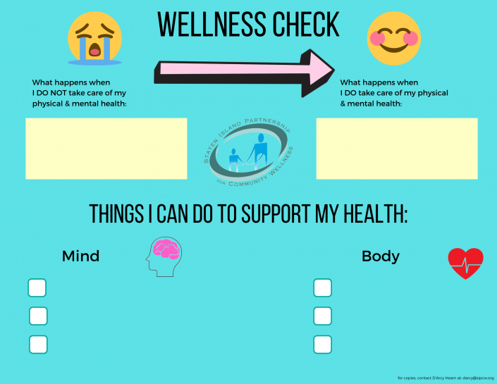 Wellness Check Worksheet - SIPCW