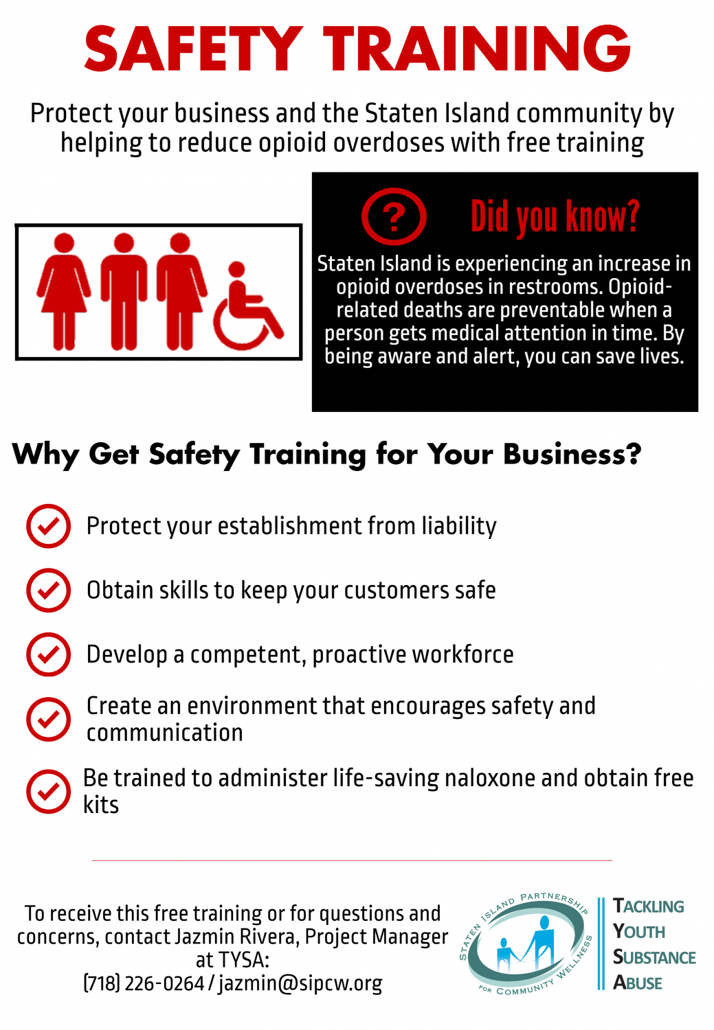 Safety Training Flyer - SIPCW